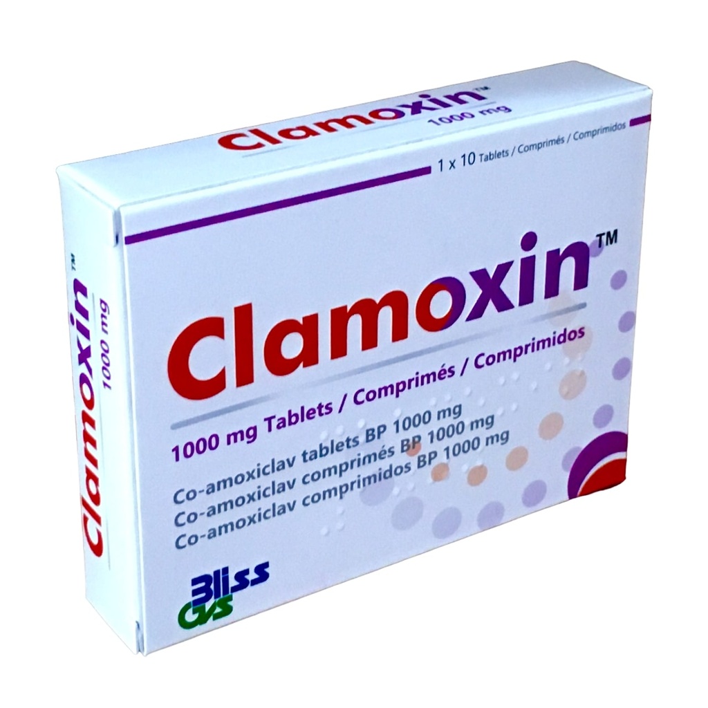 Clamoxin 1000mg Tab Amoksiklav Meldinpharma